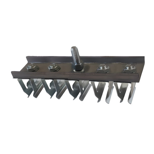 FE-908-2SF5: Zinc Plated Steel Five Gang Hanger Assembly - Snap-In Typ ...